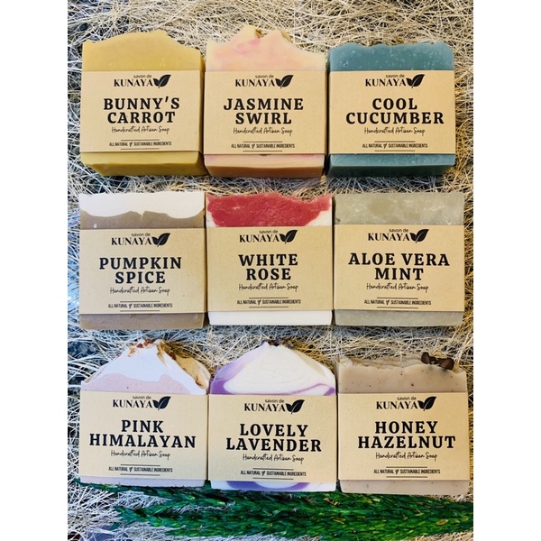 Handmade Natural Artisan Soaps | Kunaya Handcrafts | Series 1 | Shopee ...