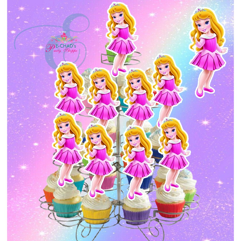 Young Princess Aurora / Sleeping Beauty cupcake topper | Shopee Philippines
