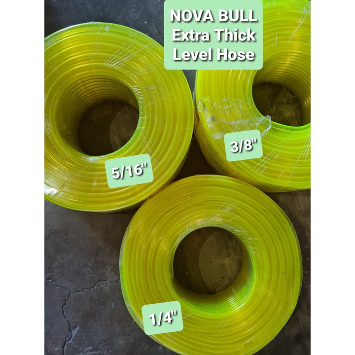 Extra Thick Level Hose 1/4" (per roll) Heavy Duty Neon Leveling Water ...