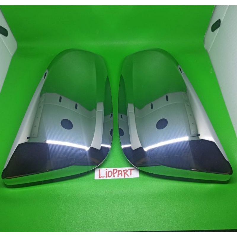 Chrome krum innova reborn fortuner vrz trd Mirror cover original ...