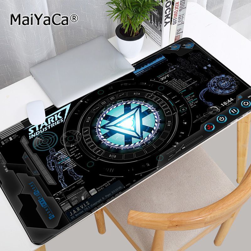 Disney Iron Man Anti-Slip Durable Rubber Computer Mouse Pad Game Tablet ...