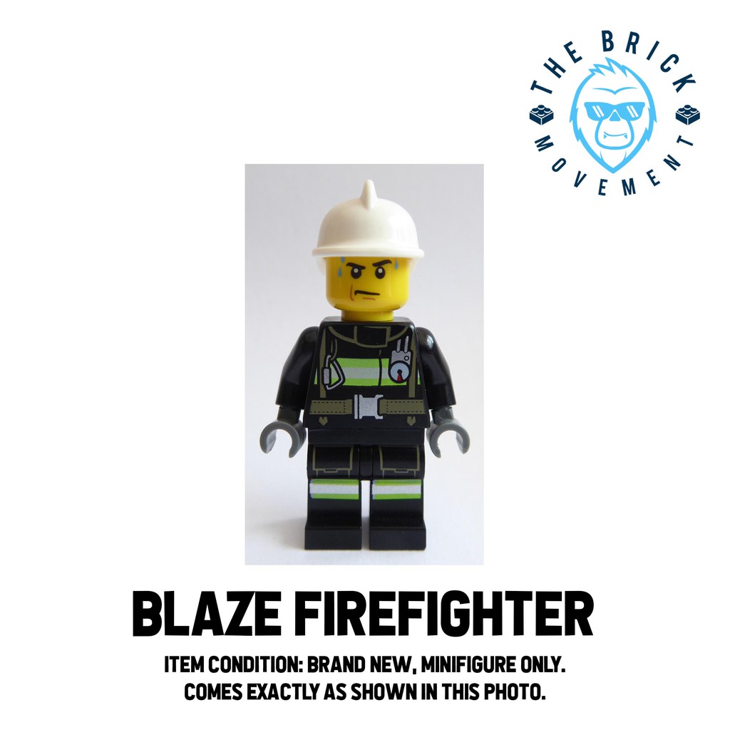 LEGO® THE LEGO® MOVIE Blaze Firefighter Minifigure | Shopee Philippines