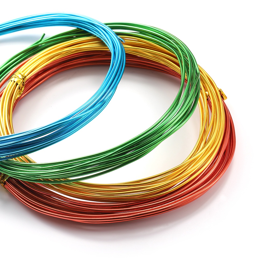 St.Kunkka 5m/Roll Soft Anodized Metal Aluminum Wire,Hand Painted ...