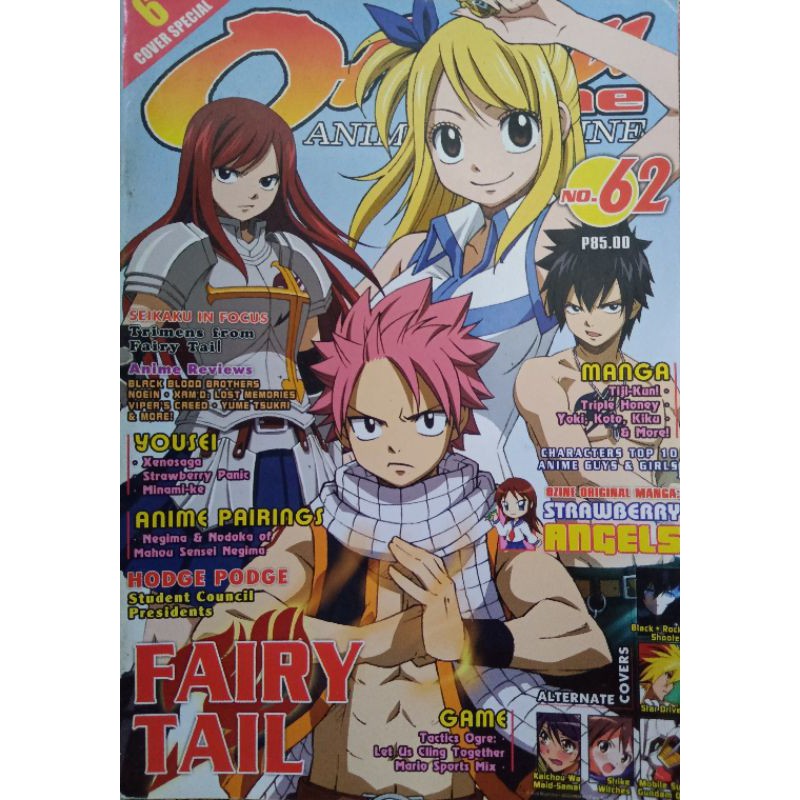 Fairy Tail #62 Otaku Zine Otakuzine Anime Magazine | Shopee Philippines