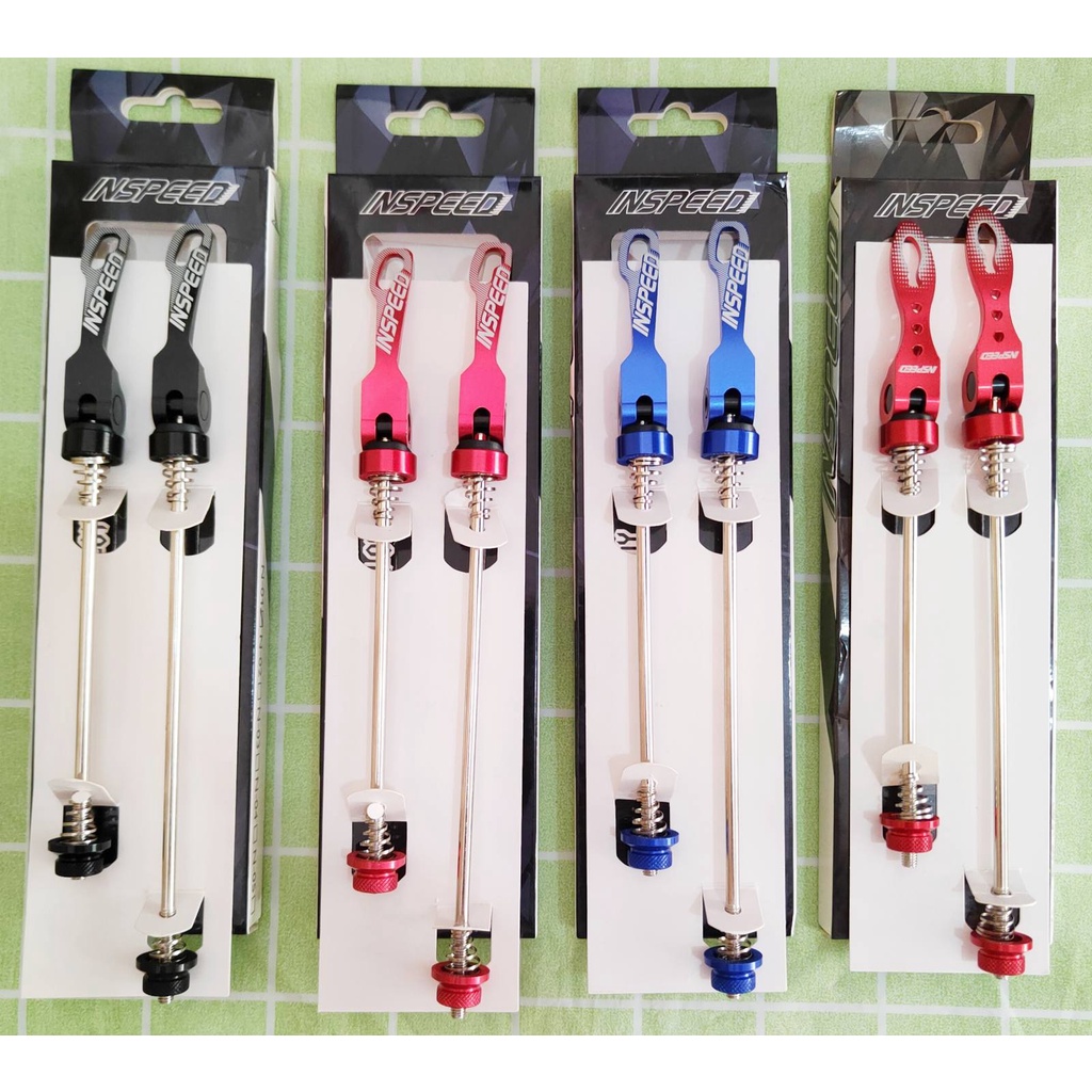 INSPEED Bike Skewer Quick Release Axle MTB Bicycle Hub Skewers | Shopee ...