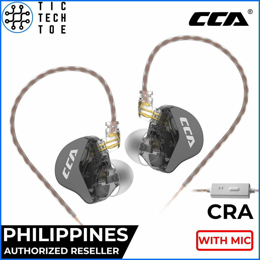 CCA CRA Dynamic Driver Noise Isolating Detachable Cable Earphones with ...