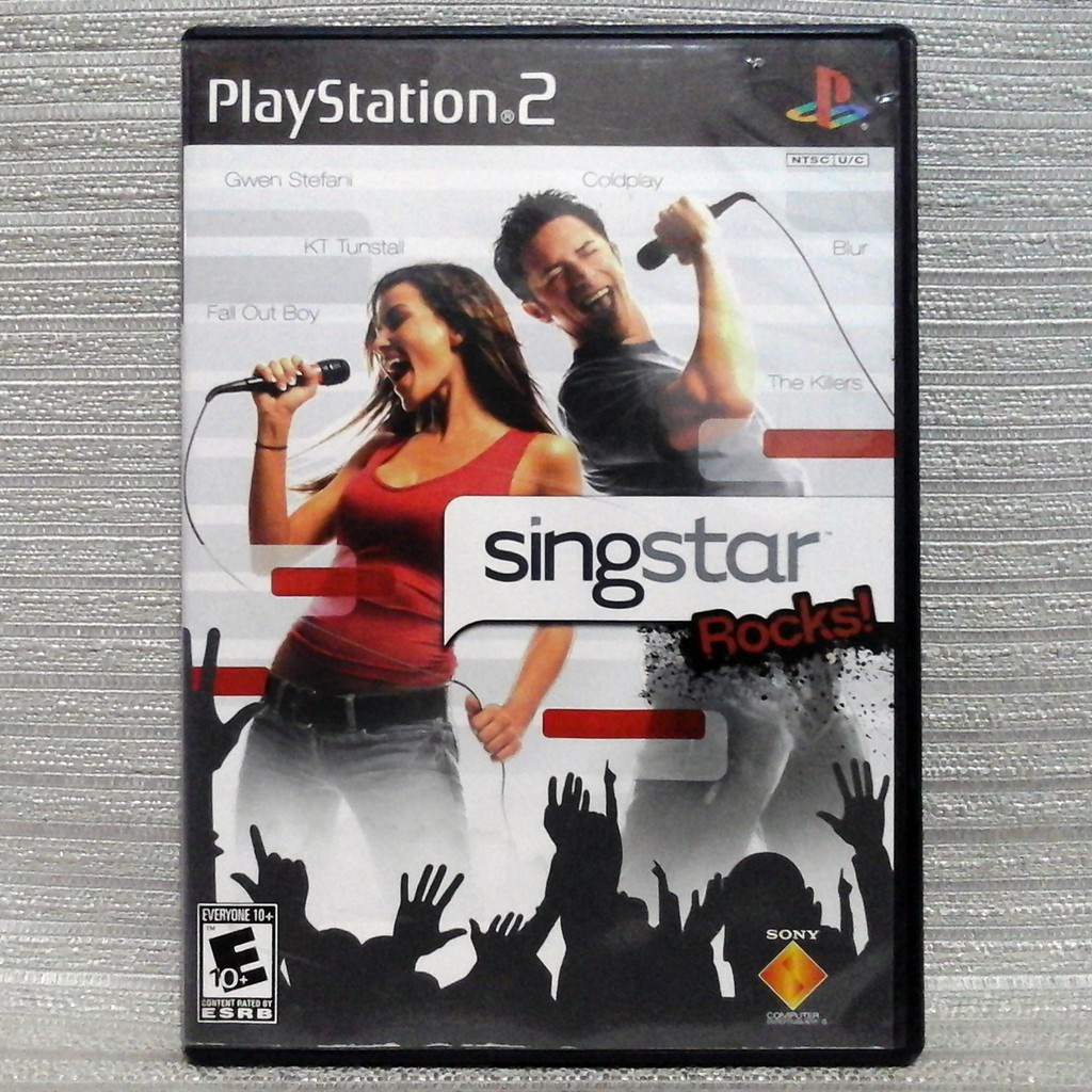 Singstar Rocks! PS2 PlayStation 2 Video Game NTSC-U/C (Requires Mic ...