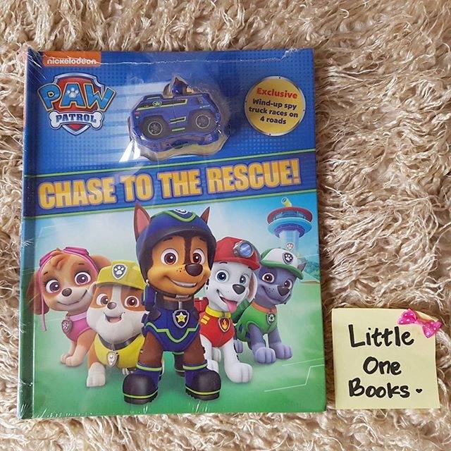 Paw patrol chase to the rescue! With exclusive wind up spy truck races ...