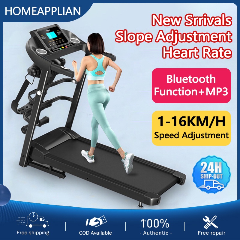 3.0HP Treadmill Home Multifunctional Treadmill 1-16 km/h New Adjustable ...