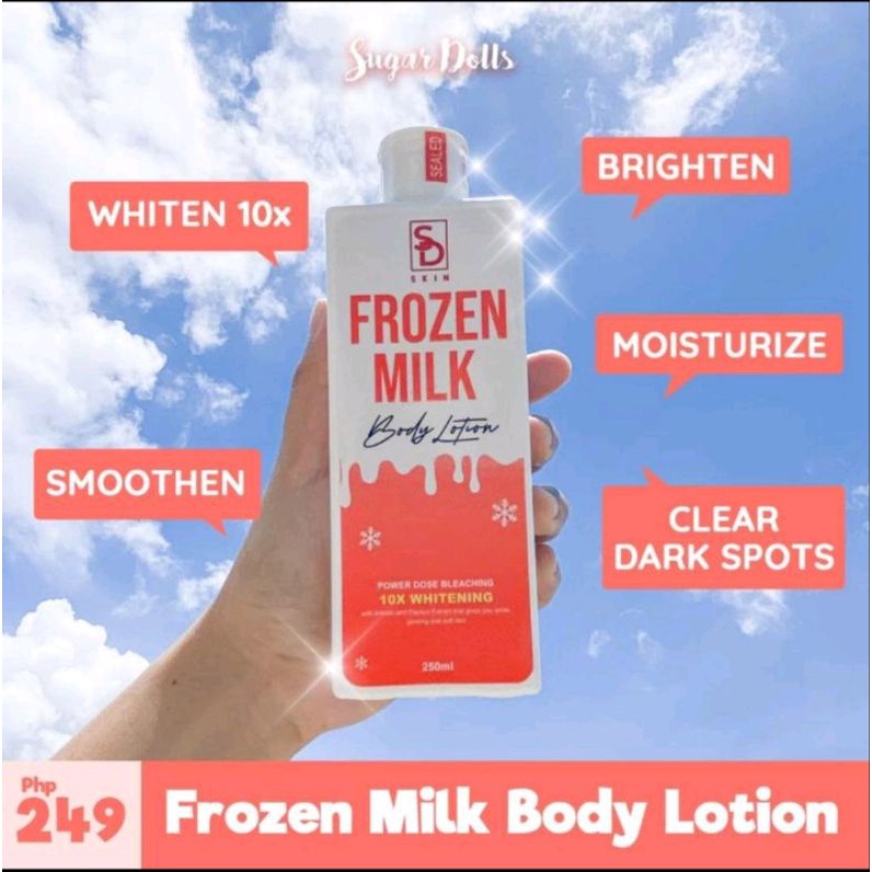 FROZEN MILK SOAP AND BODY LOTION BY SUGAR DOLLS (WITH FREEBIE) | Shopee ...