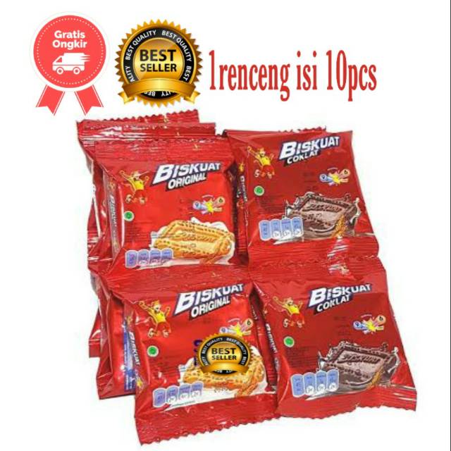 Original BISCUITS / CHOCOLATE BISCUITS, 1000 packs, 1 pack contains 10 ...