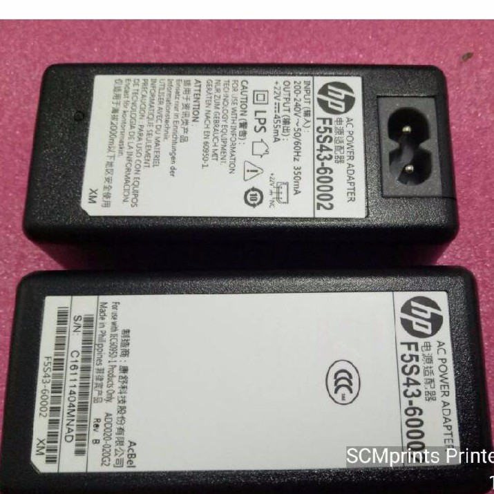 Adapter HP Deskjet 2130/Power Supply GT5810 GT5820 F5S43-60002, Deskjet ...