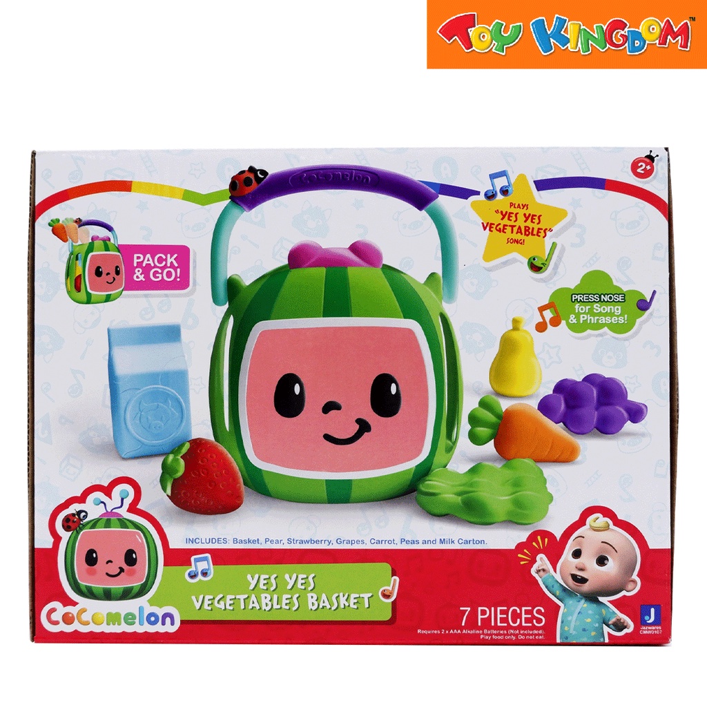 Cocomelon Yes Yes Vegetables Basket Playset | Shopee Philippines
