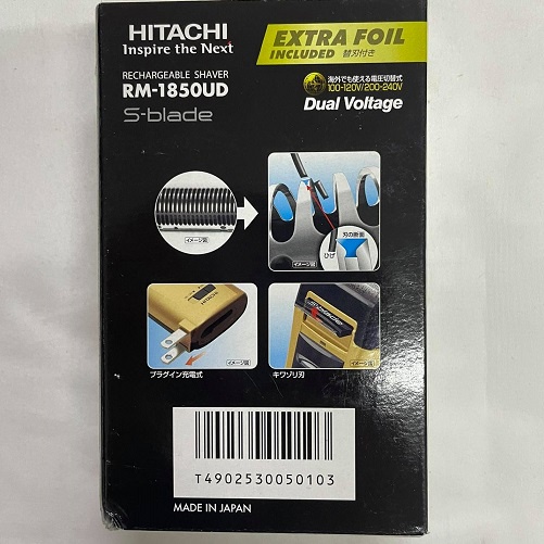 HITACHI RM-1850UD REACHARGEABLE SHAVER ( GOLD ) | Shopee Philippines