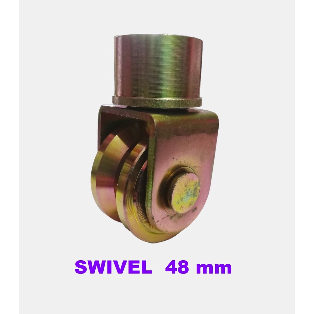 SLIDING GATE ROLLER WHEEL 48mm SWIVEL TYPE U or V TYPE | Shopee Philippines