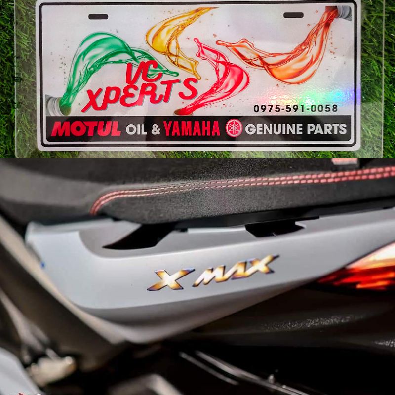 Yamaha Xmax 300 Real Tinanium Emblem 100% Genuine | Shopee Philippines