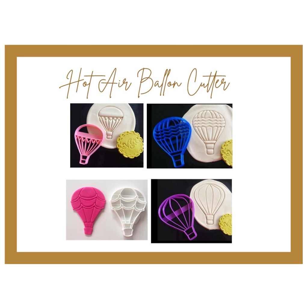 HOT AIR BALLOON FONDANT CUTTER WITH DETAILS | Shopee Philippines