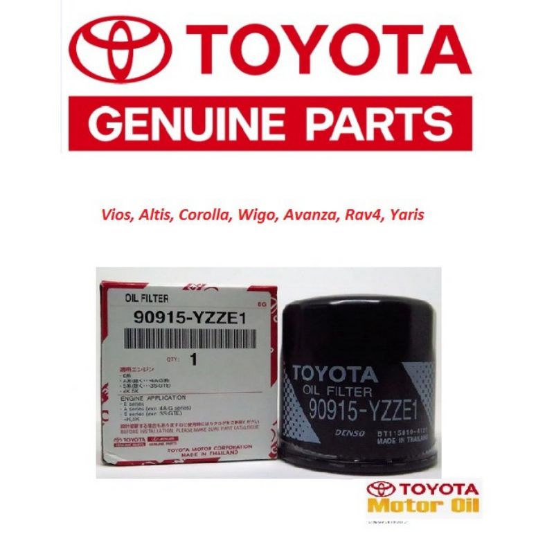 Toyota oil filter C-110 Avanza/Corrola/Wigo/Vios/AltisMade in japan ...