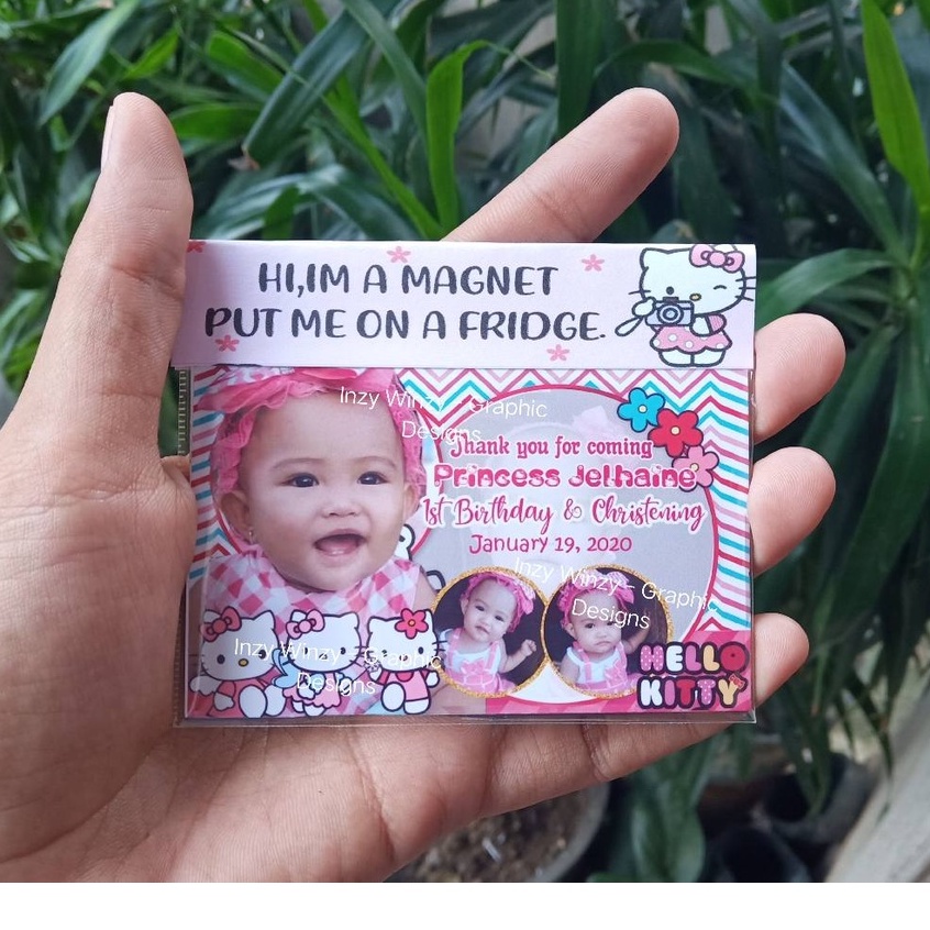 ATM SIZE REF MAGNET HELLO KITTY SOUVENIR AND GIVEAWAY | Shopee Philippines