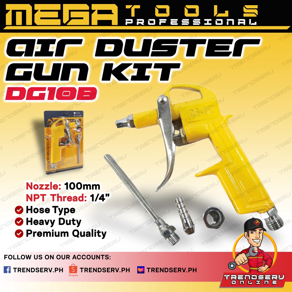 MEGA Air Duster Gun Kit DG10B | Shopee Philippines