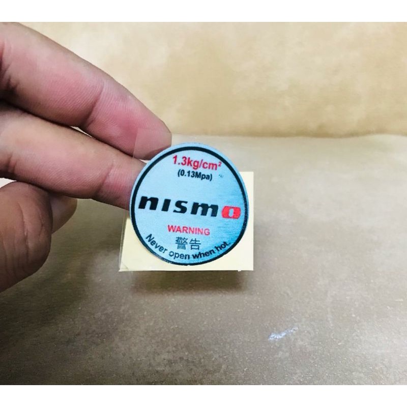 Sticker Print Cutting JDM Radcap/Radiator Cap Nismo | Shopee Philippines