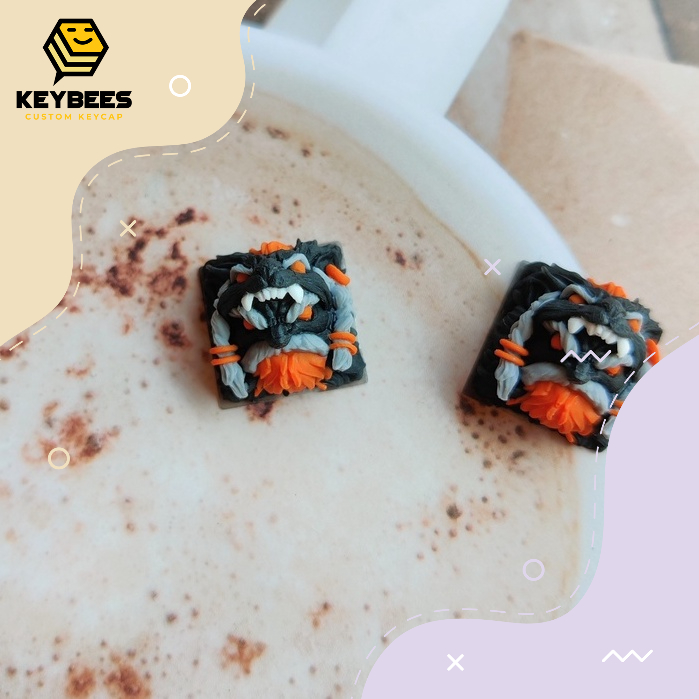 Handmade resin mechanical keyboard buttons Viking Keycap (Many models ...