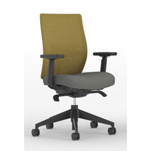 Haworth Aloha Active Task Office Chair rapini yellow/lexington grey ...
