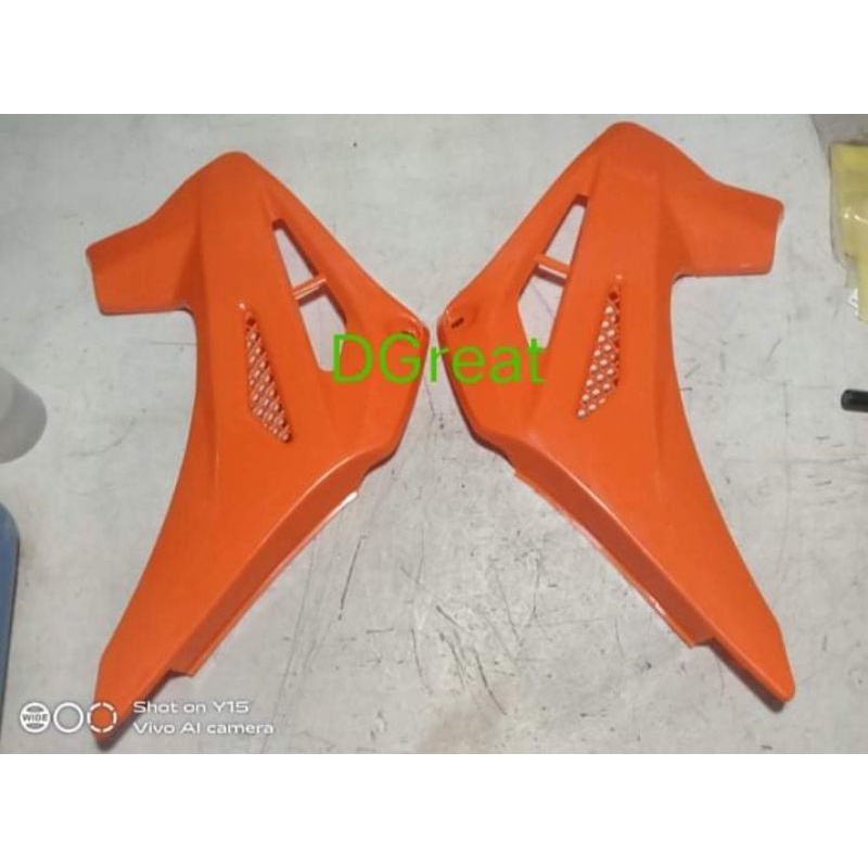 rusi kr125/150 fuel tank cover orange | Shopee Philippines