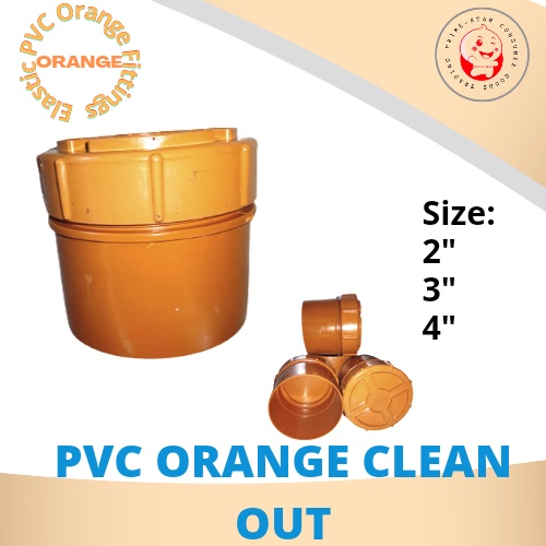PVC Sanitech Orange Clean Out (2", 3", 4") | Shopee Philippines