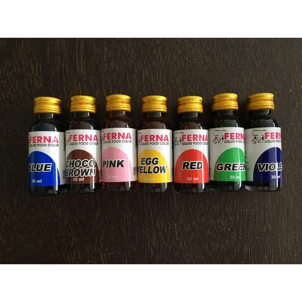 Ferna Liquid Food Coloring 30ML | Shopee Philippines