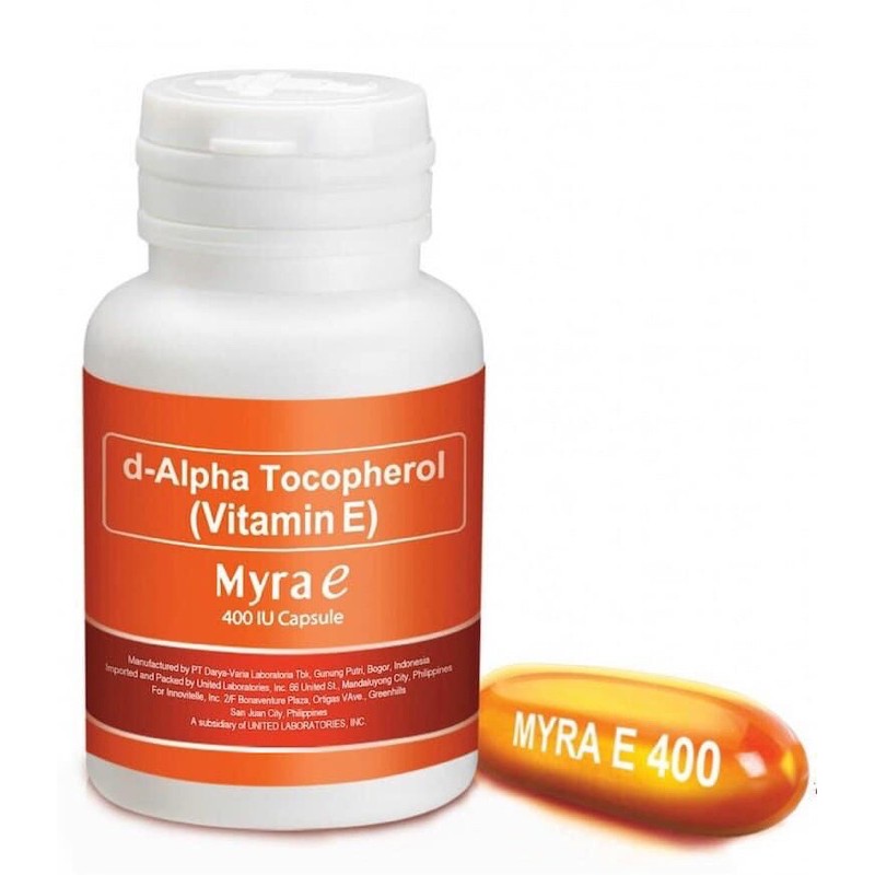 Myra E 400 IU Vitamin E (30 Capsules) | Shopee Philippines