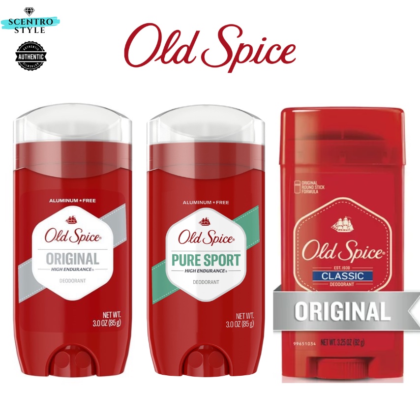 Old Spice Deodorant High Endurance Fresh 85g Old Spice Original / Pure ...