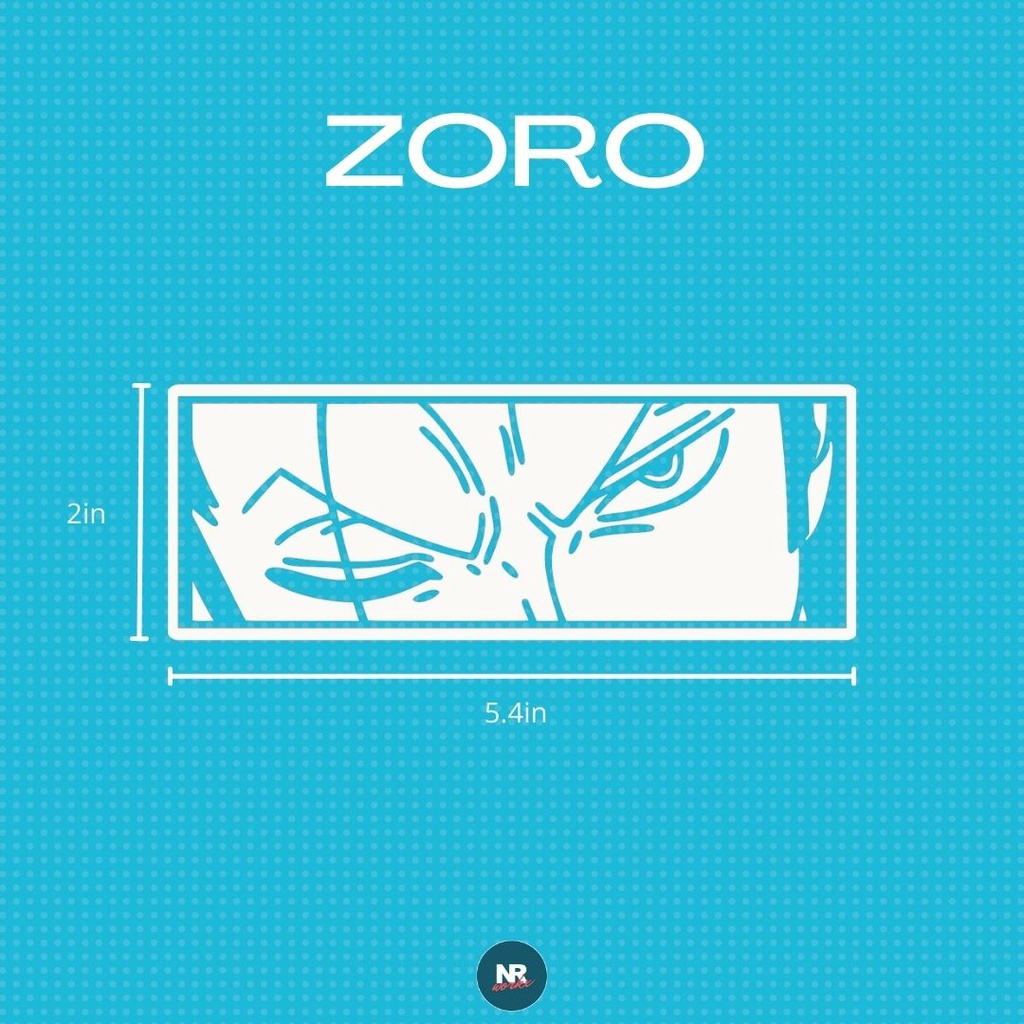 One Piece Characters Luffy Zoro Nami Chopper Vinyl Decal Sticker Anime ...