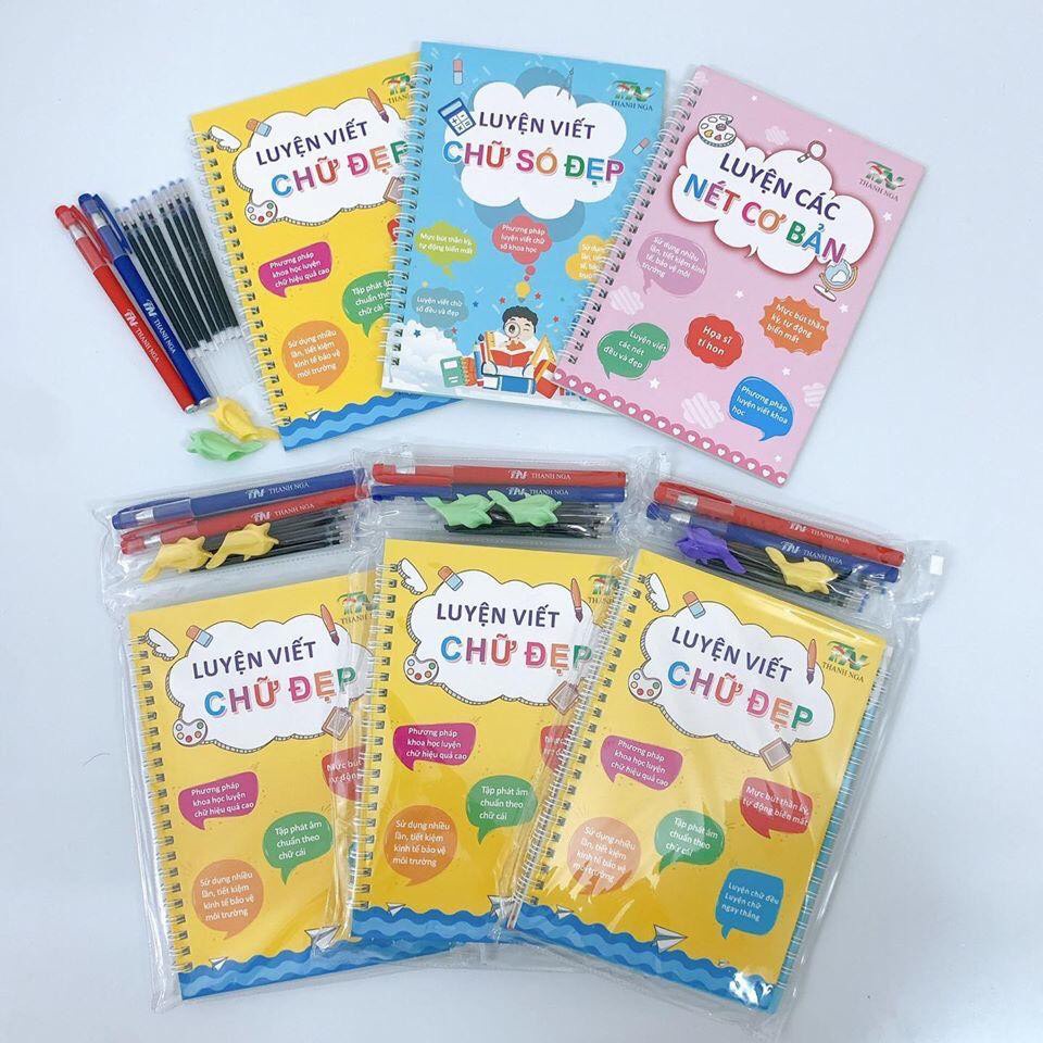 Combo of 3 notebooks to practice writing letters, numbers, and divine ...