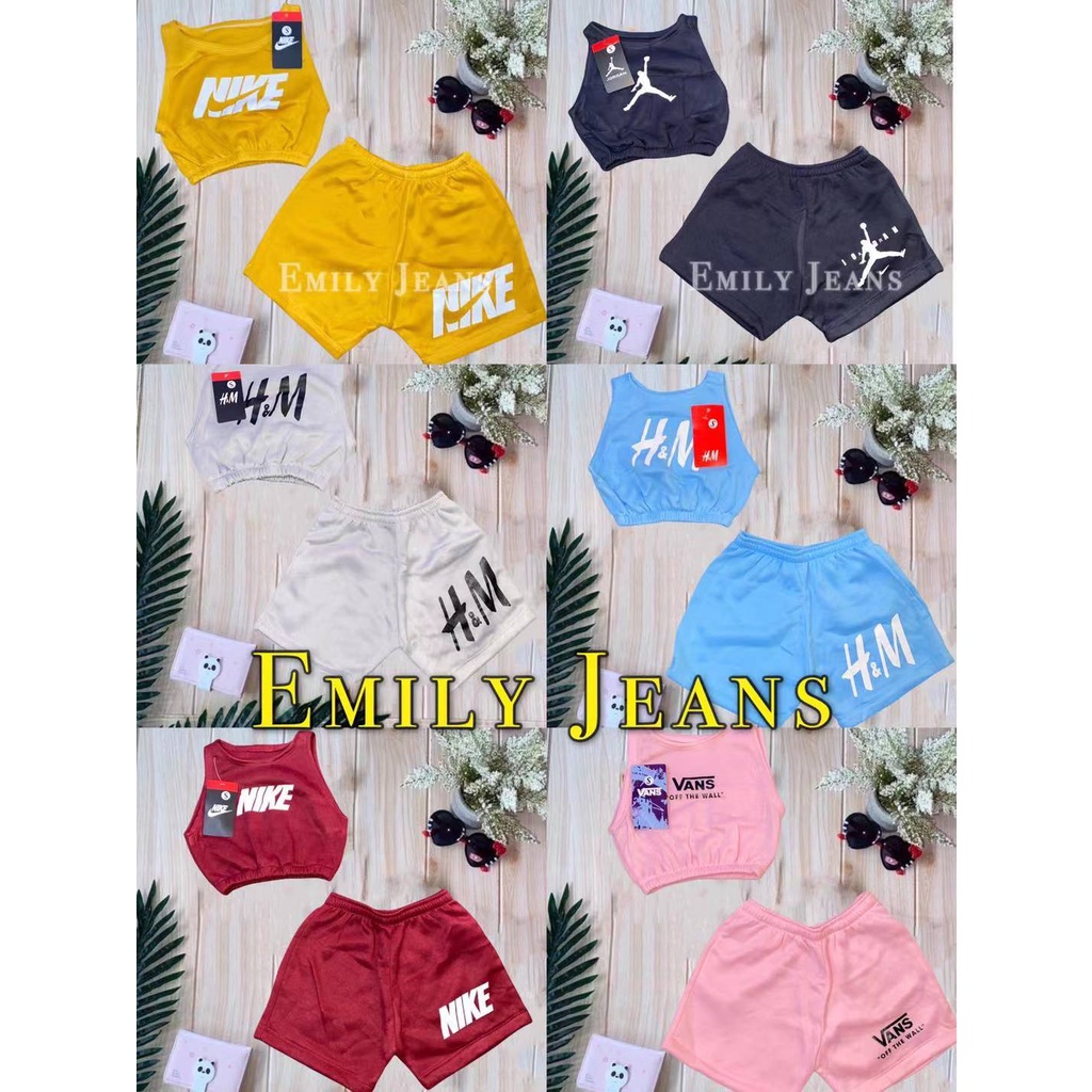 EMILY Cargo Terno Shorts for KIDS BESTSELLER 1 To 12 Years Old RTW ...