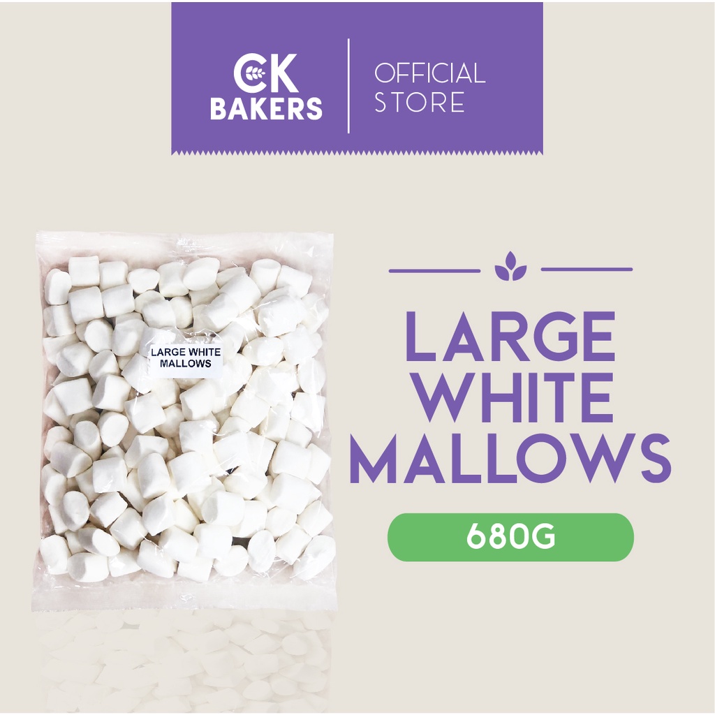 CK Bakers Large Assorted / White Marshmallows 680g/340g | Shopee ...