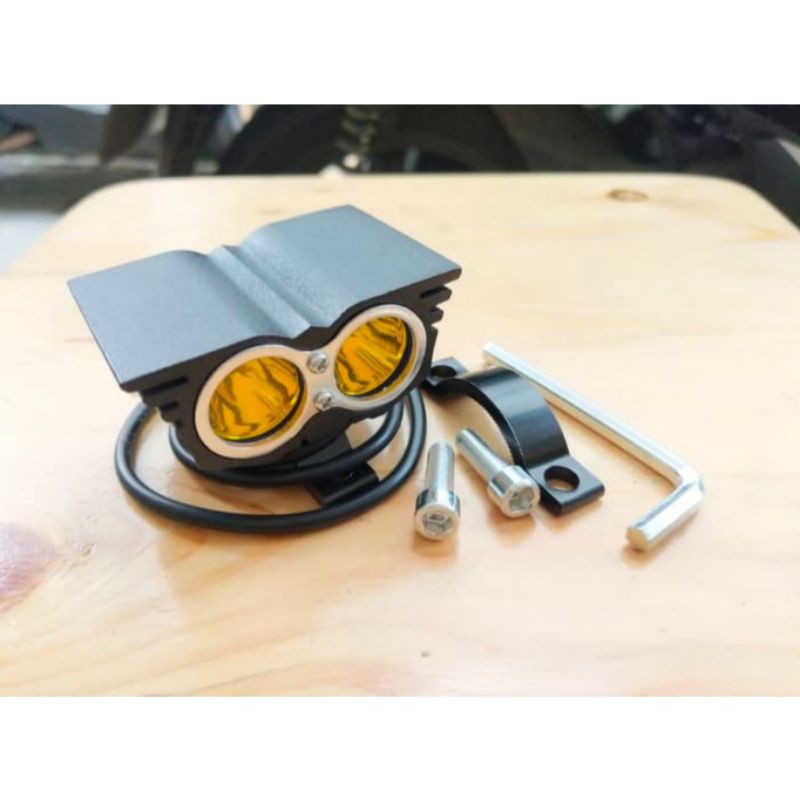 MATA Ultrafire 20w cree owl led Shooting Light 2 Eyes 3 Modes Yellow ...