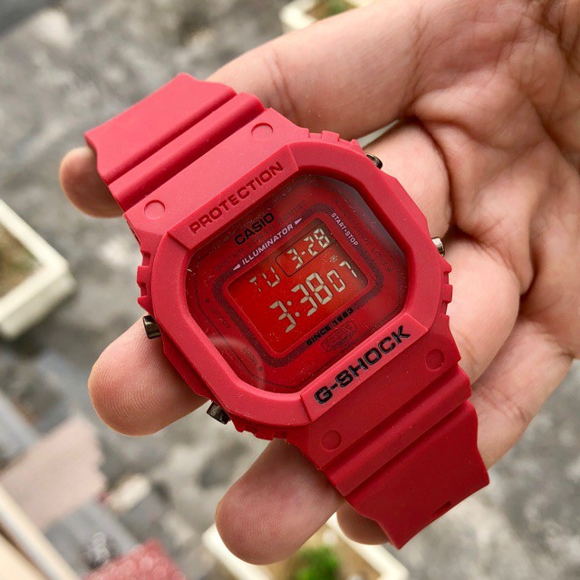 Matte Red Sport Digital Waterproof Relo Watch DW5600 & DW6900 | Shopee ...