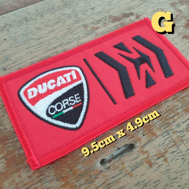 Ducati embroidery patches 10 . | Shopee Philippines