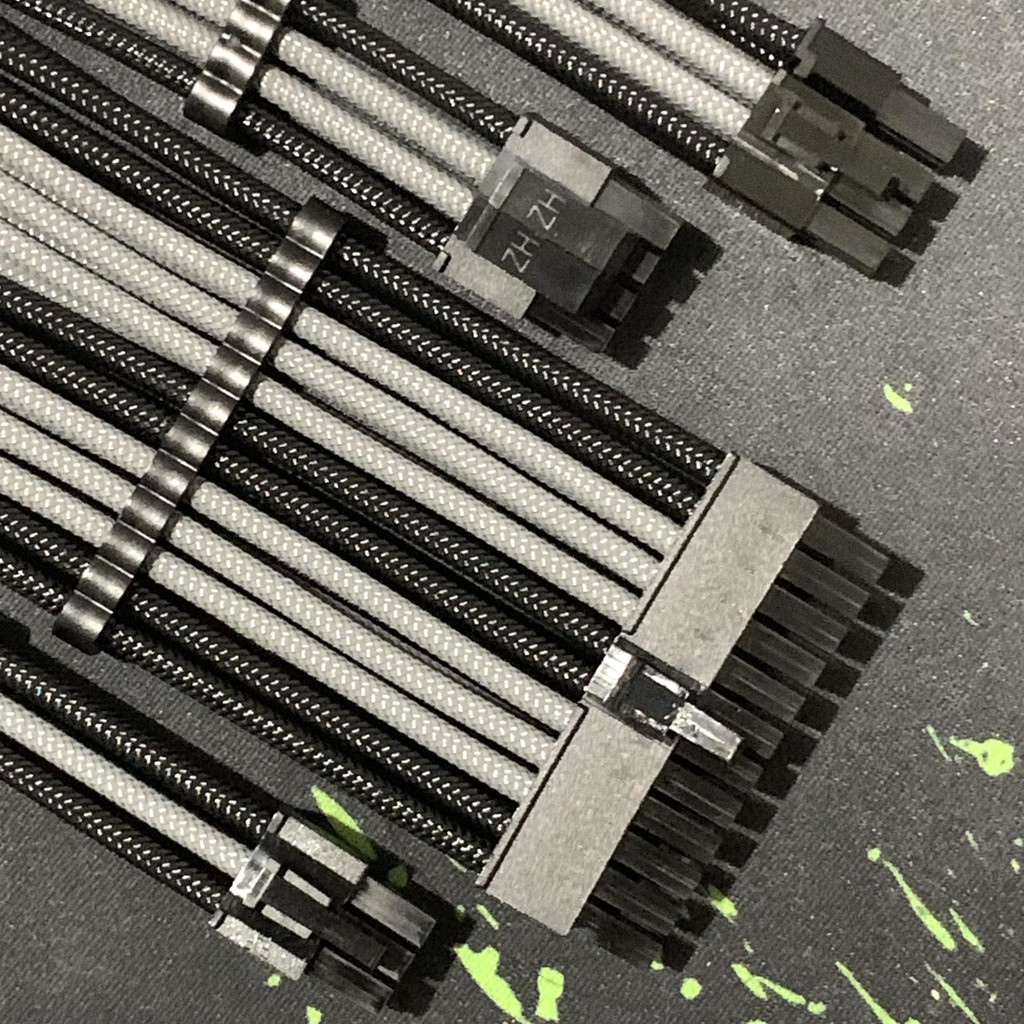 PSU Extension Cable Kit White Black Red Orange Pink | Shopee Philippines