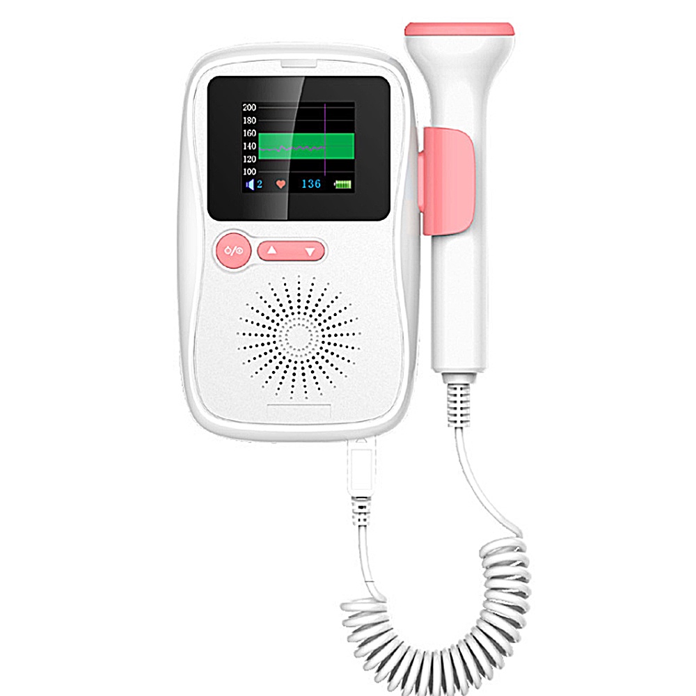 Fetal Dopler hand-hold portable fetal doppler sound Baby heart ...