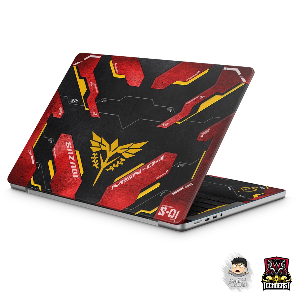3M Gundam Laptop Skin Vinyl Wrap Techbeast ( MESSAGE YOUR LAPTOP MODEL ...