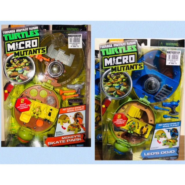 Teenage Mutant Ninja Turtles Micro Mutants Playset (Each Sold ...