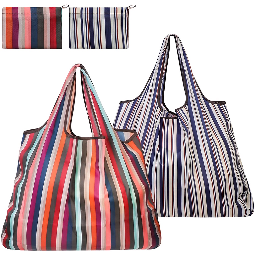 Big Size Thick Nylon Foldable Recycle Bag Eco Reusable Shopping Bags ...