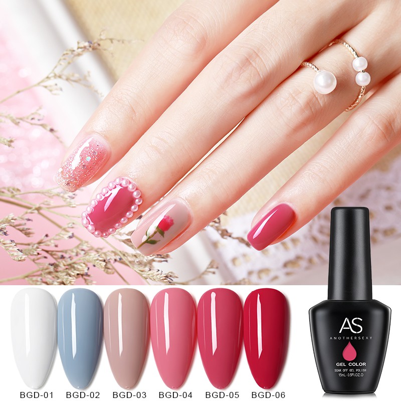 AS AnotherSexy New Series HOLLY BERRY Color BGD Gel Polish6 Colors to ...