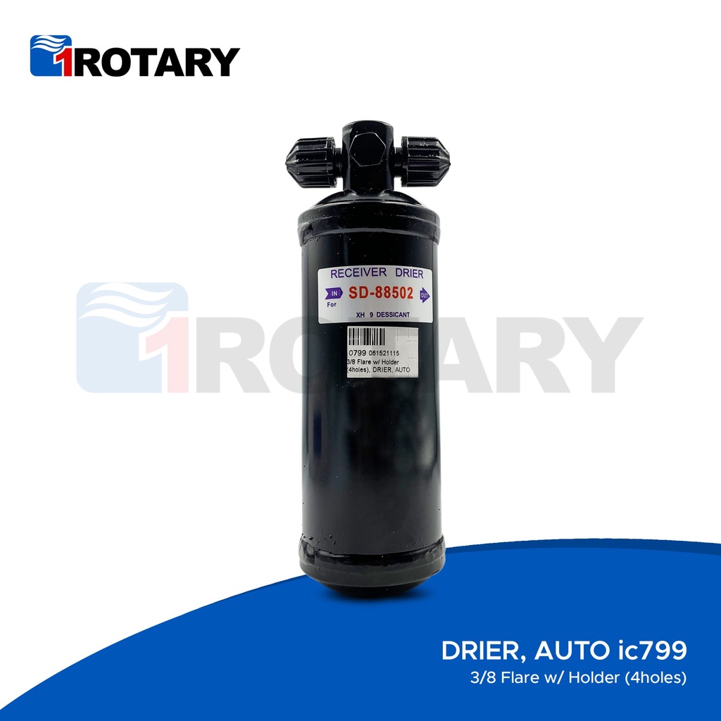 1Rotary Auto Drier 3/8 Flare w/ Holder (4holes) IC799 Auto Aircon ...