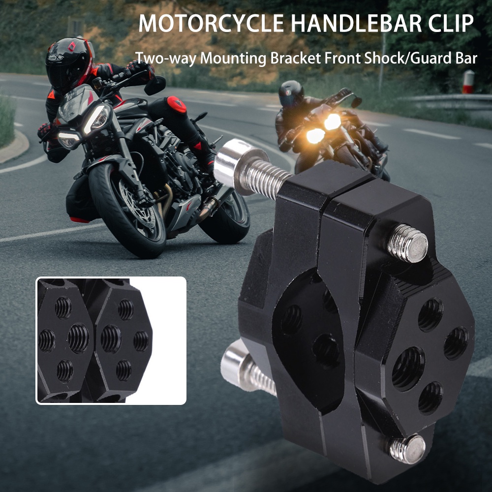 Heavy Duty Bumper Clamp HandleBar Electric Car Riser Bracket Motorcycle ...
