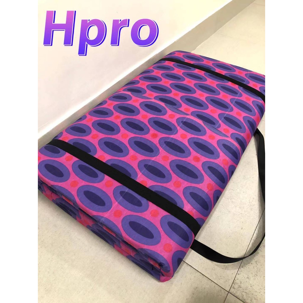 Hpro multi purpose portable travel mattress foam sleeping matress with ...