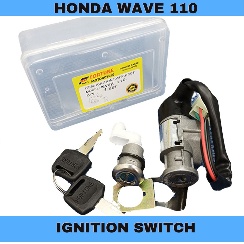 motorcycle HONDA WAVE 110/125 ignition switch set japan genuine parts ...