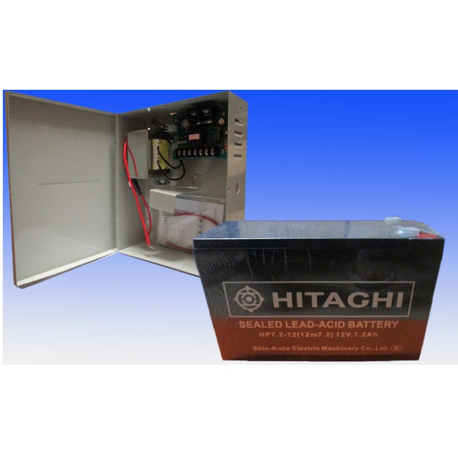 12V 5A Power Supply Case Control of Door Access Control with battery ...